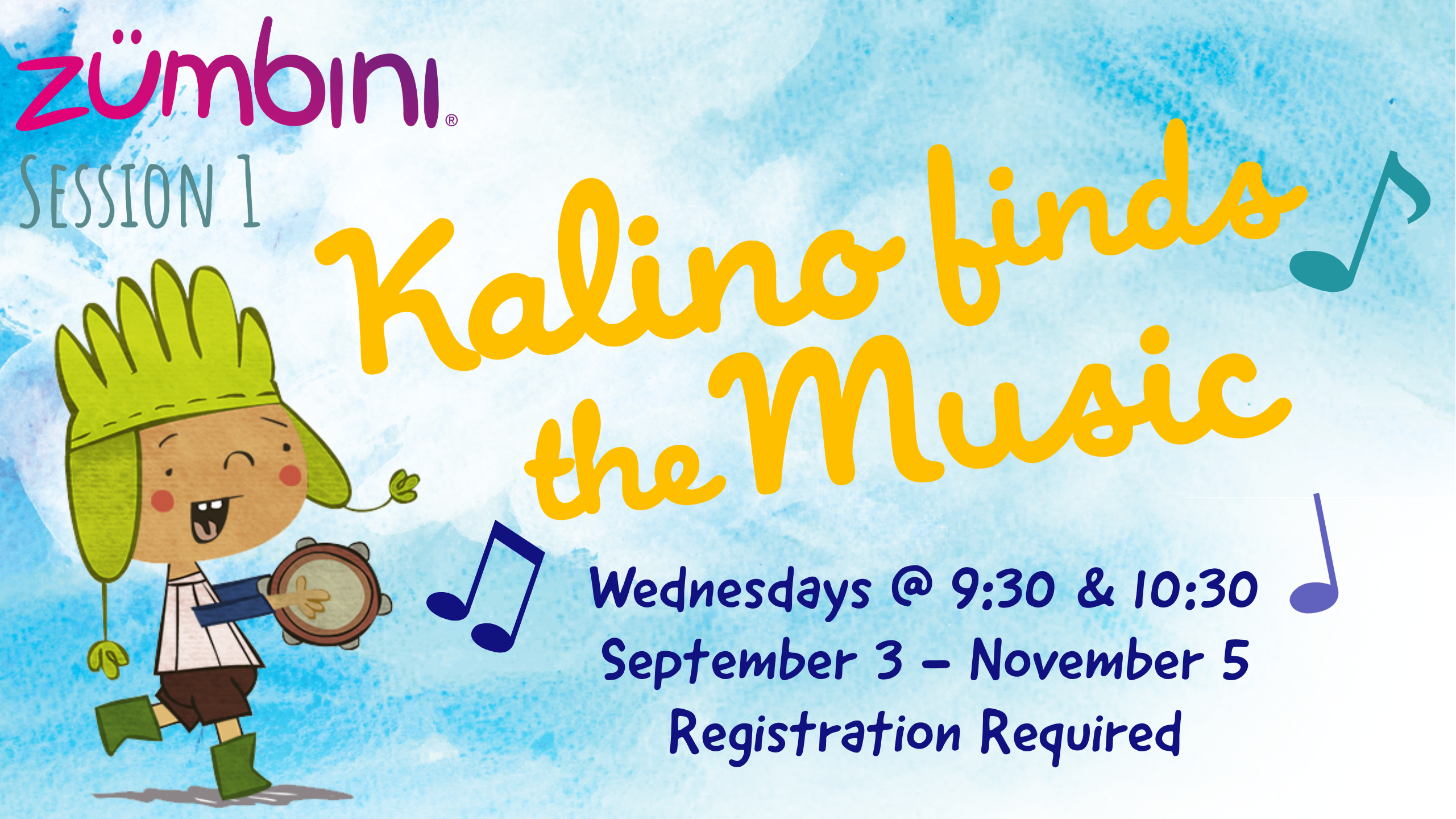 Zumbini Session 1: Kalino Finds the Music | E.D. Locke Public Library
